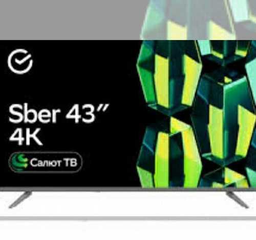 Телевизор Sber 4K UHD SDX-43 u4014 2 gb Гарантия