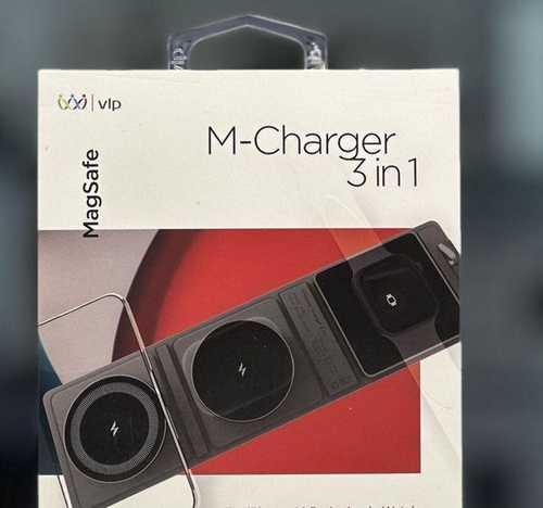 Беспроводная зарядная станция M-Charger 3in1