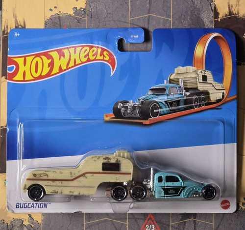 Hot Wheels Модель с Прицепом Bugcation 1:64