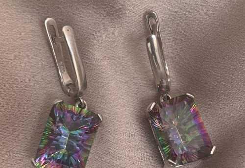 Серьги серебро 925