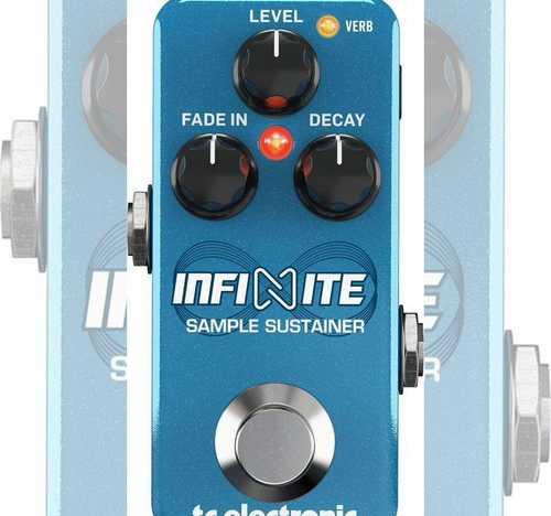 Педаль гитарных эффектов сустейн TC electronic infinite mini sample sustainer