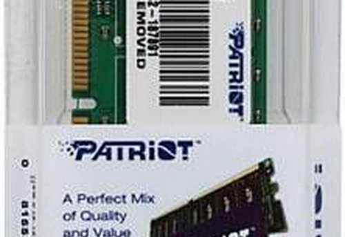 Patriot dimm 4Gb DDR3 PC10600 (1333MHz) PSD34G1333
