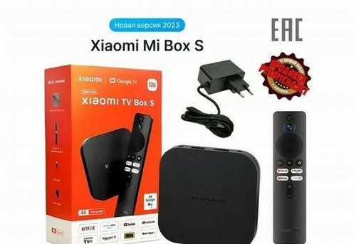 Xiaomi Mi TV Box S 4K 2nd Gen Новые EAC Ростест