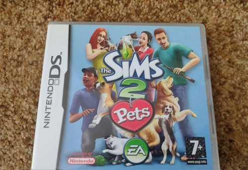 The Sims 2 Pets" картридж для Nintendo DS (PAL)