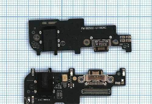 Плата разъема питания с аудио разъемом Meizu 15