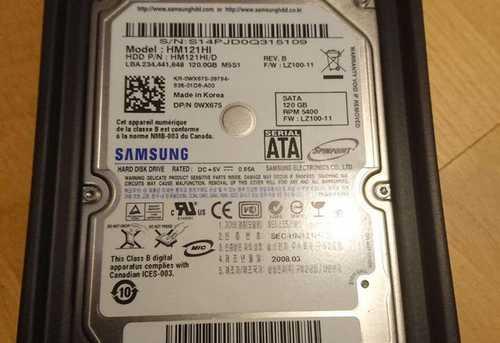 Жесткий диск Samsung 120Gb от ноутбука Dell