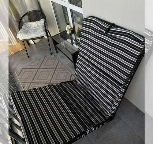 Раскладушка с матрасом IKEA Sylling