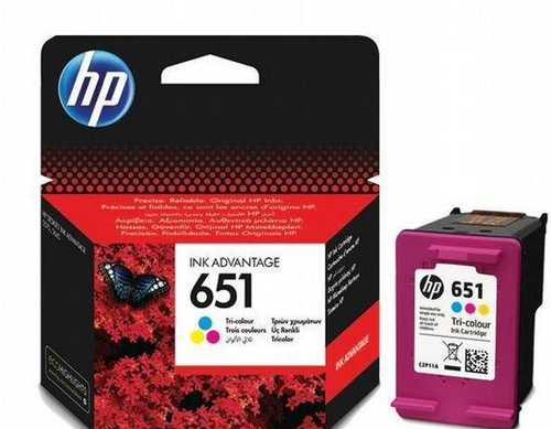 Картридж HP 651 Tri-colour Ink Cartridge