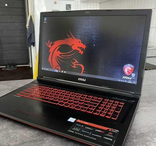 Игровой ноутбук MSI Core i7 GTX1060