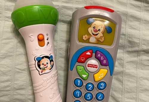 Микрофон и пульт Fisher price