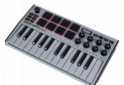 Akai MPK Mini MK3 Gray midi-клавиатура 25 клавиш