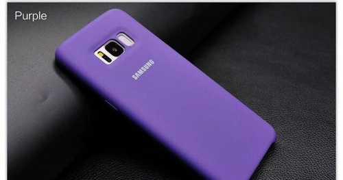 Оригинал Чехол Silicone Cover Samsung S8+ (Purple)