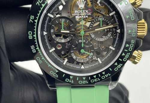 Часы Rolex Daytona Blaken Skeleton Green 40