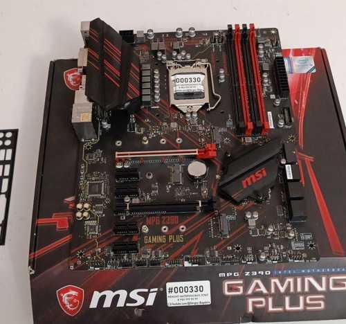 MSI MPG Z390 gaming plus LGA1151 V2 DDR4