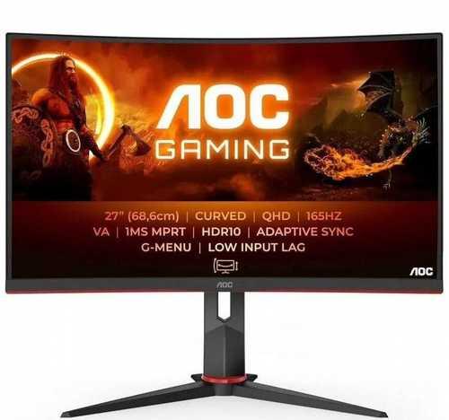 27" Монитор AOC Gaming CQ27G2S черный