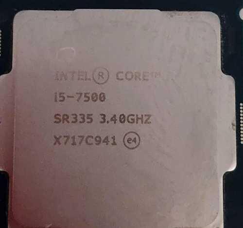 Процессор Intel core i5 7500