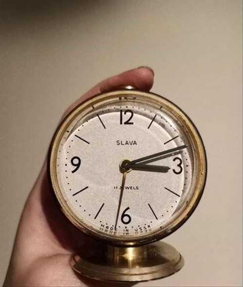 Часы будильник "Слава". СССР