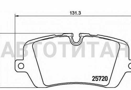 Колодки тормозные, задние LR range rover IV (LG )