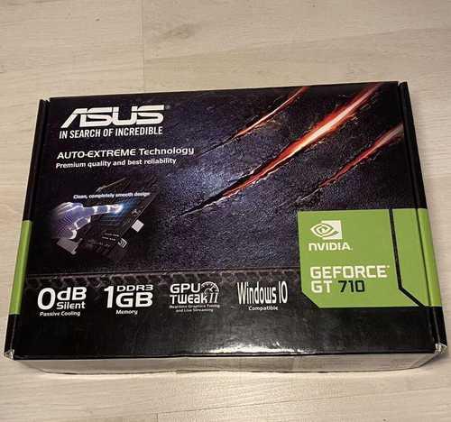 Видеокарта asus Geforce GT 710