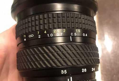 Объектив Quantaray AF 19-35 мм 1:3.5-4.5 для Nikon