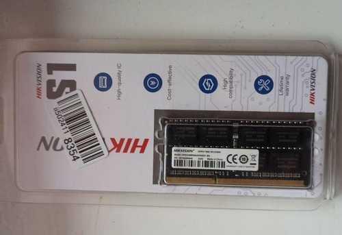 Оперативная память ddr3l 8гб 1600 sodimm Hikvision