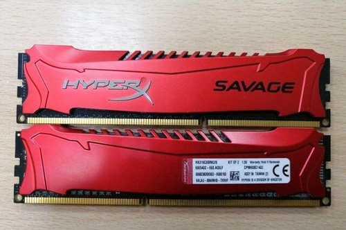 Оперативная память DDR3 HyperX Savage 8Gb(2x4Gb)