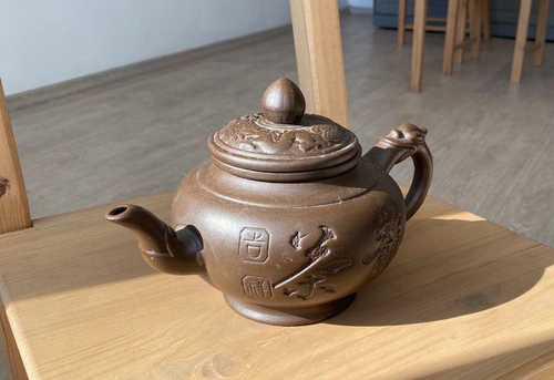 Чайник заварочный китайский глиняный