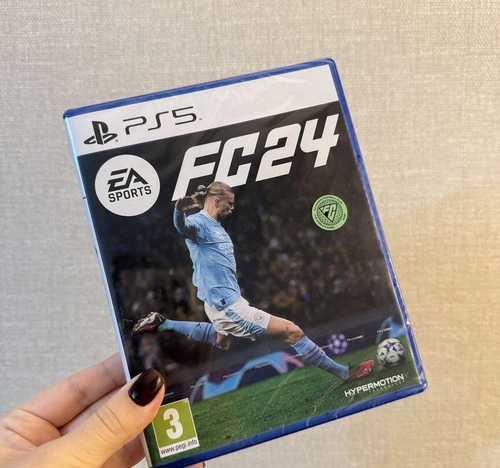 Новый диск EA FC24 ps5