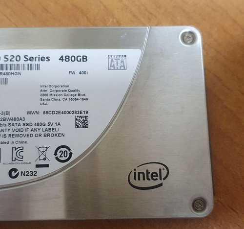 SSD Intel 520 SATA 480gb