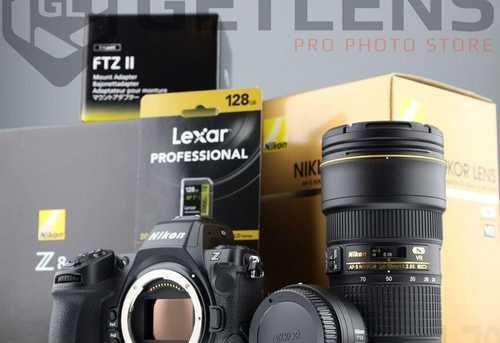 Nikon Z8 + AF-S 24-70 2.8 + Lexar 128Gb + FTZ II