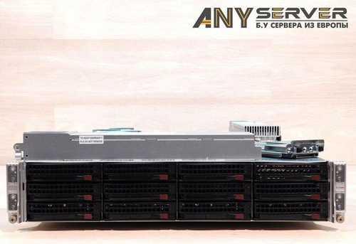 Сервер Supermicro 6028TR 4x E5-2637v3 128Gb 12LFF
