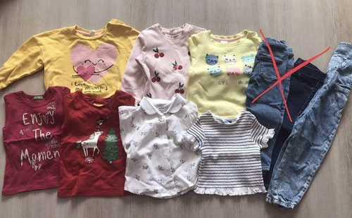 Вещи H&M, Carter’s, Benetton, Mango