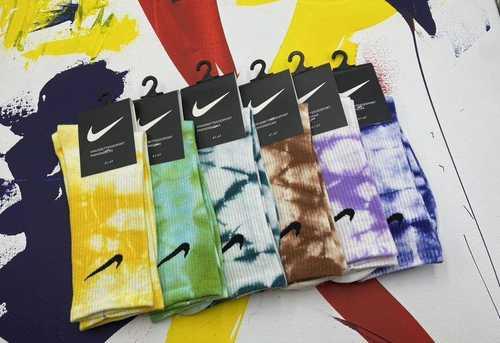 Носки Nike тай - дай / tie - dye хлопок