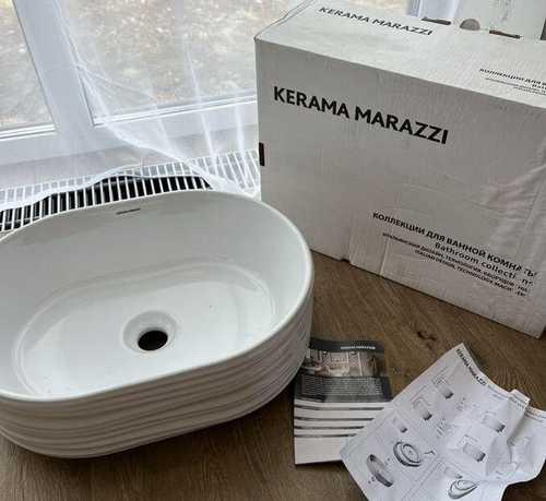 Раковина накладная kerama marazzi белая глянец