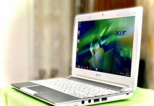 Компактный нетбук Acer 10", SSD, 2Гб,живая батарея