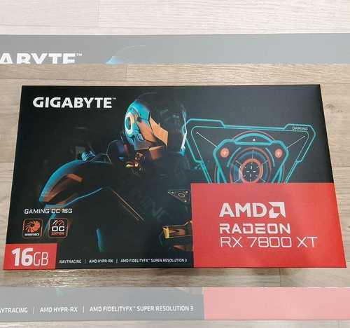 Видеокарта RX 7800 XT Gigabyte Gaming OC, гарантия