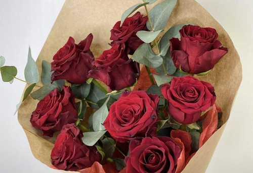 Розы эквадор 60-70 см букет роз доставка