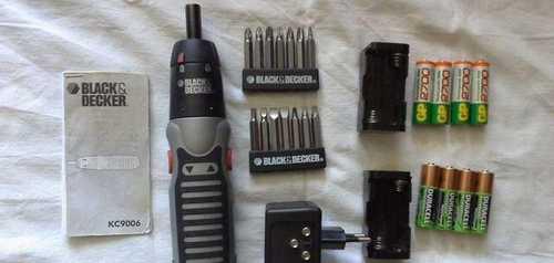 Аккумуляторная отвертка Black & Decker KC9006