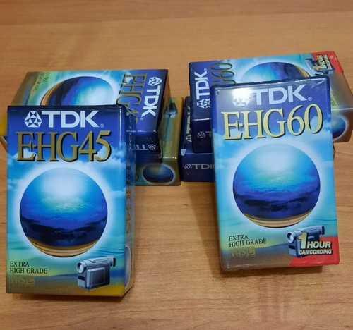 Кассеты для видеокамеры VHS-C TDK EHG45,EHG60