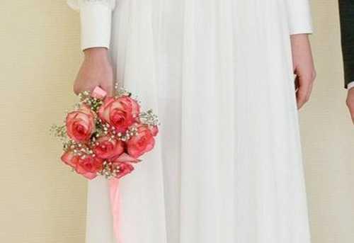 Свадебное платье 44 -48 размер