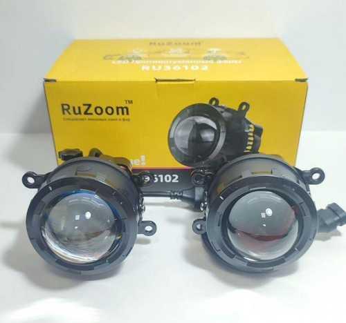 RuZoom LED лазерные лед Линзы на Веста/Гранта Фл