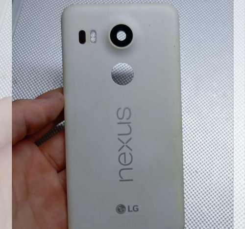 LG Nexus 5X. Задняя крышка. Ориг. Идеал. Белая