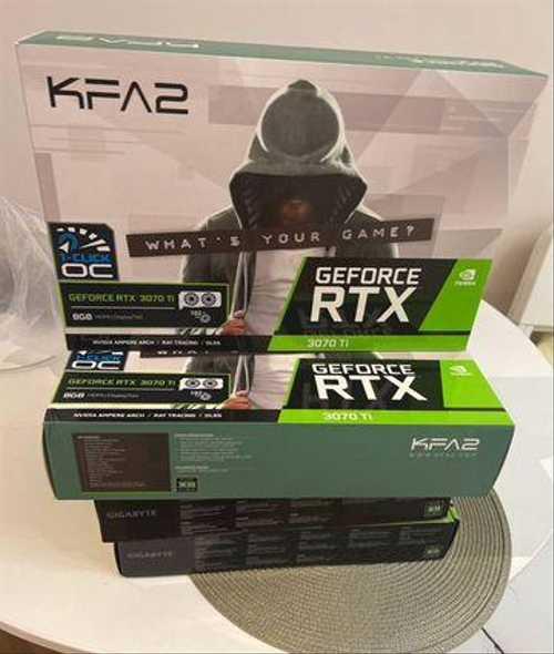 Видеокарта KFA2 GeForce RTX 3070 Ti (1-Click OC)