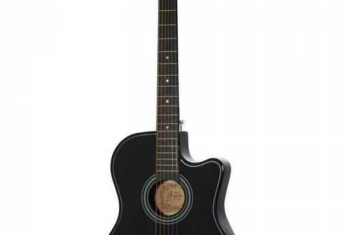 FFG-1038BK Акустическая гитара, черная, с вырезом