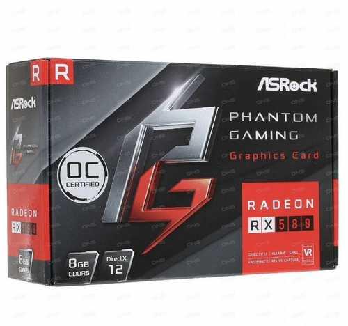 Asrock AMD Radeon RX 580 Phantom Gaming D 8gb
