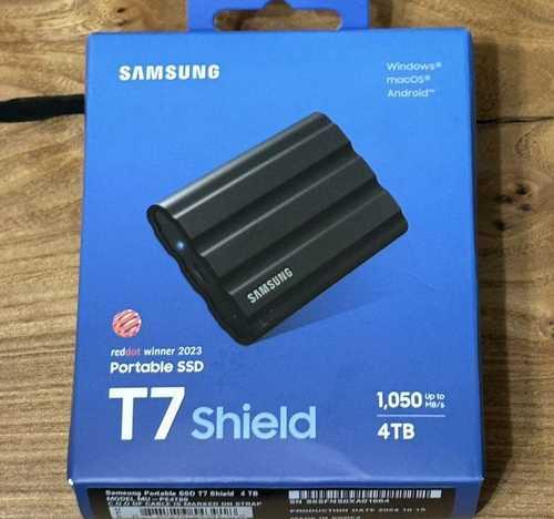 Samsung Portable SSD T7 Shield 4Tb