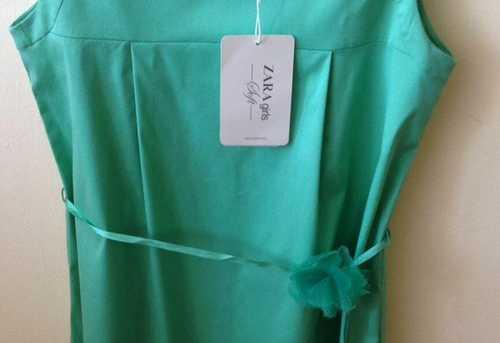 Нарядное платье zara для девочки 10-11 лет