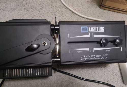 Прожектор Dialighting DT Profile 60 W zoom 17-35