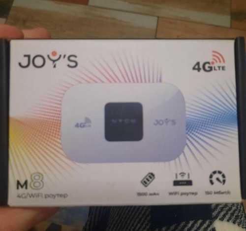 Wifi роутер 4g модем joys m8