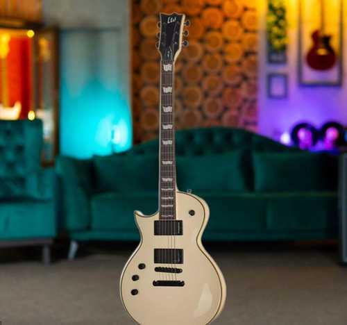 ESP LTD EC-401 LH Olympic White